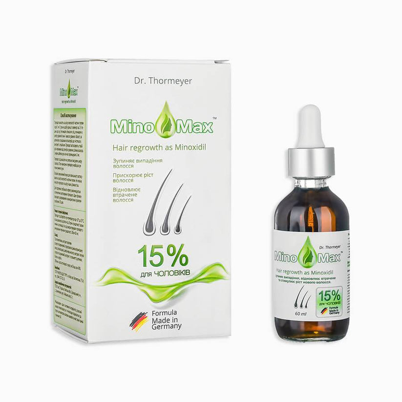 Minomax 15% - найпотужніша версія лосьйону проти облисіння – Minoxidil ...